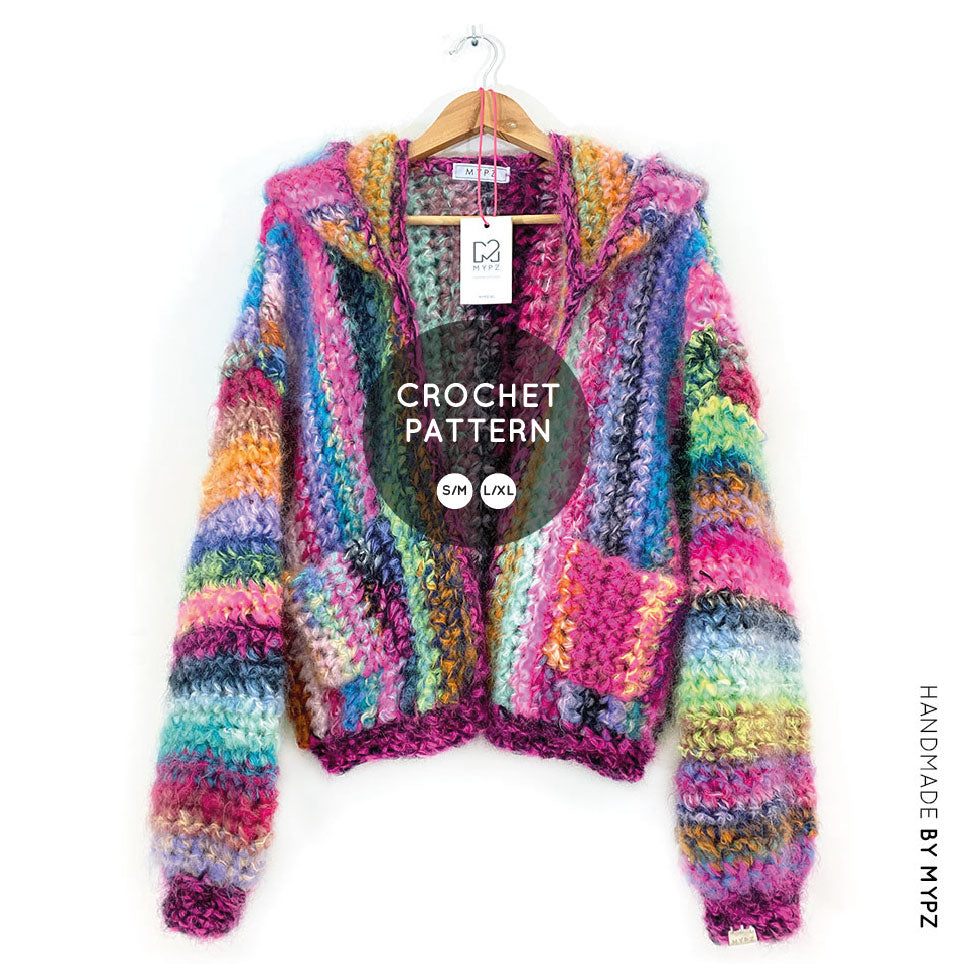 Crochet pattern – MYPZ Bomber Jacket No.15 (ENG-NL) – beginner – MYPZ ...